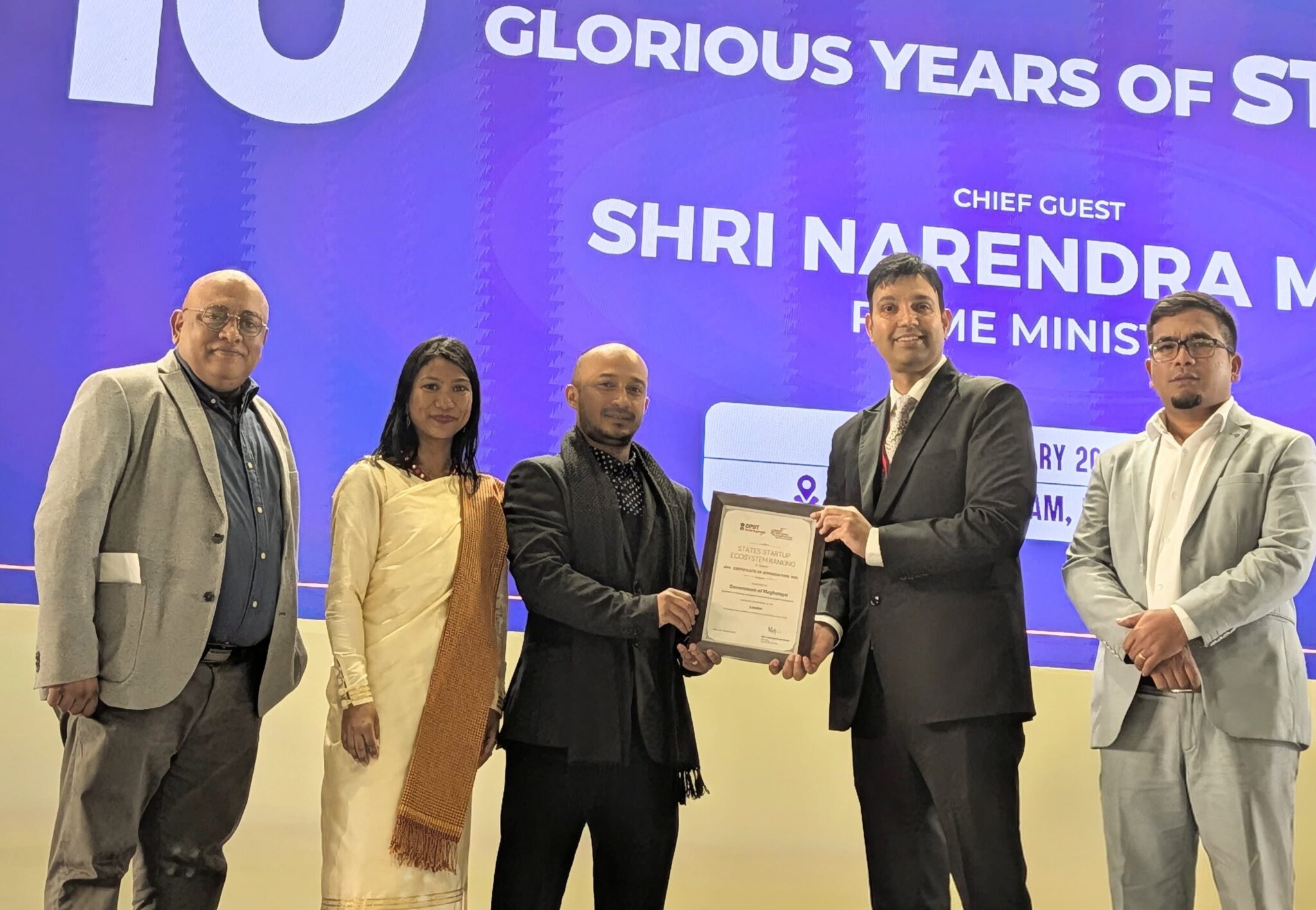 Prime Meghalaya Receives Recognition At National Startup Day 2026 ...